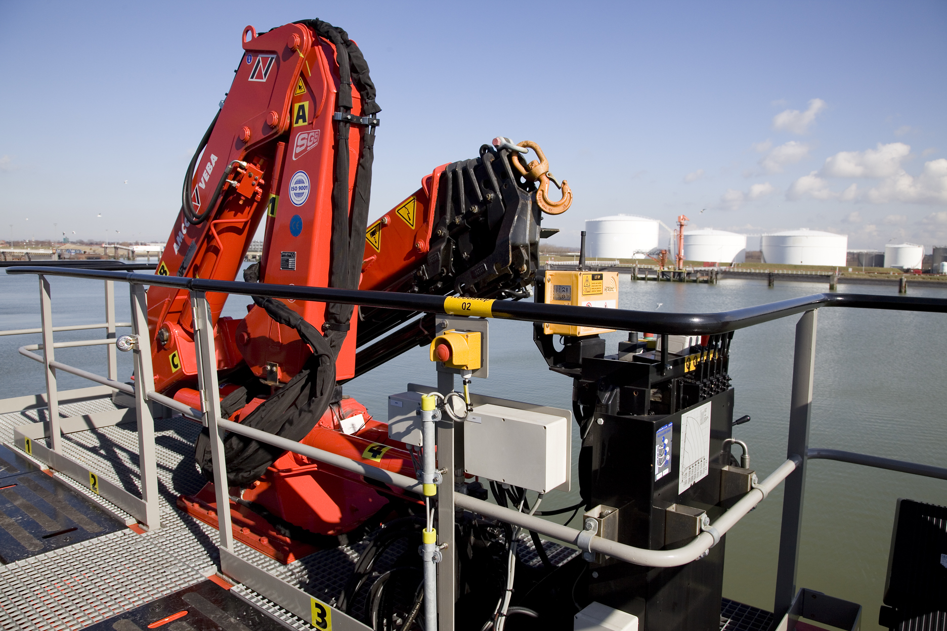 Hosetower for Vesta Terminal Flushing BV - View the project here!