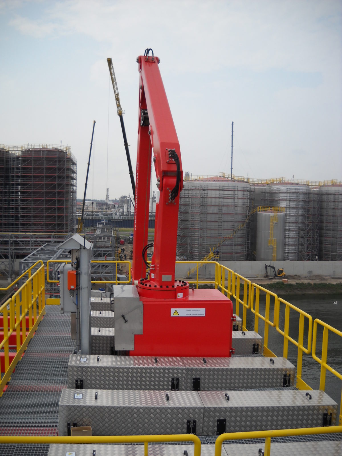 Realisation of a Hosetower at BTT in Rotterdam - Hosetowers.com